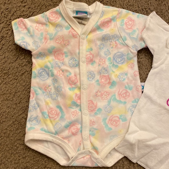 Vintage | One Pieces | Vintage 9s Baby Girl Newborn Little Clothing ...